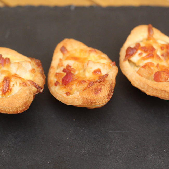 Chicken & Smoked Pancetta Quiche Canapés - 12 Pcs – Prestige Patisserie