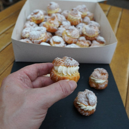 Mini Choux a la Creme - Canapes - 1 Kg – Prestige Patisserie