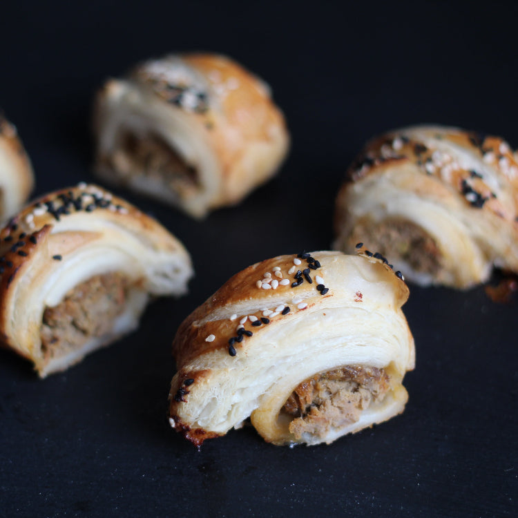 Pork and Beef Sausage Roll Canapes - 12 Pcs – Prestige Patisserie